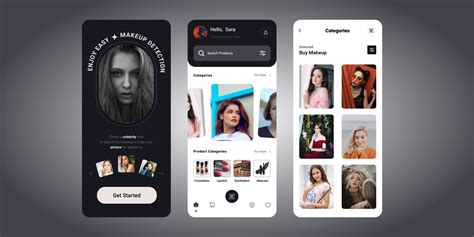 Makeup App Design Uiux Design Figma