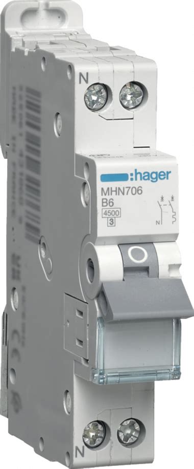 Mhn Curve B 4500 A 6 Ka Hager