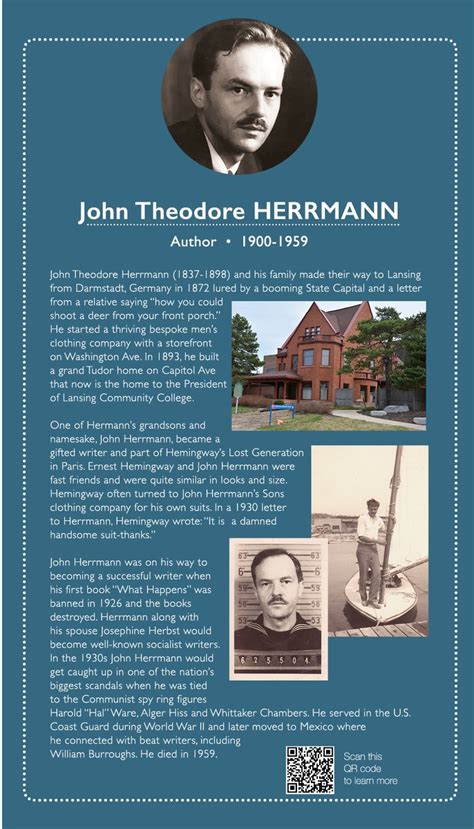 John Theodore Herrmann — Historical Society Of Greater Lansing
