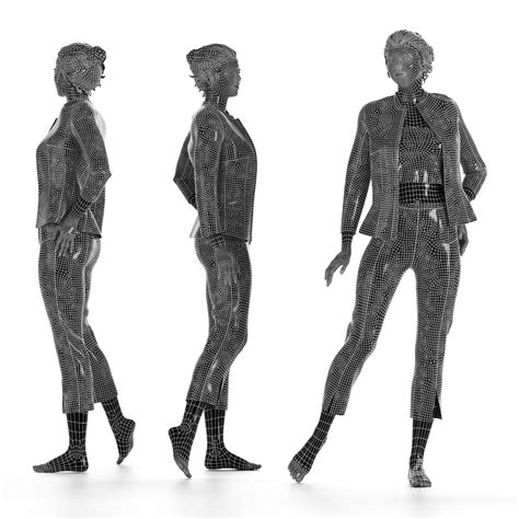 Yasmine 01 Standing Pose Female 3d Model Download Maxve