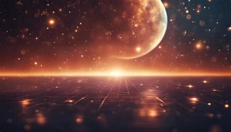 Premium Photo Abstract 3d Space Background With Planet And Stars