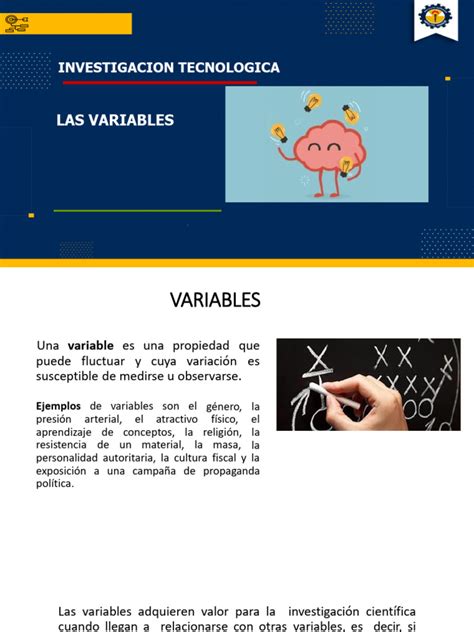 Variables De Investigacion Pdf