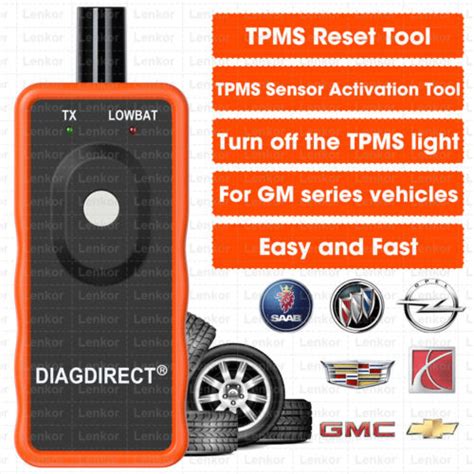 El 50448 Tpms Relearn Reset Tool For Gm Tire Sensor Programming Activation Tool Ebay