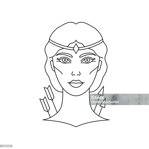 Dewi Yunani Berburu Artemis Ilustrasi Stok Unduh Gambar Sekarang Artemi Dewi Agama