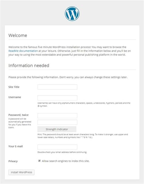 how to install wordpress in 5 minutes or less on a cpanel host real