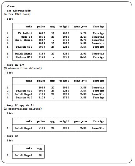 Deleting Variables And Observations In Stata Hkt Consultant