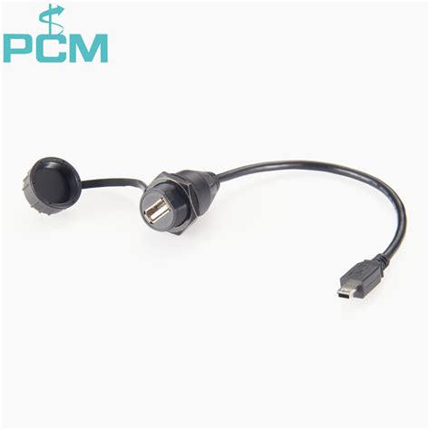 Waterproof Usb Type Mini B 5 Extension Cable Assembly Ip67 Waterproof Cable And Usb Type Mini