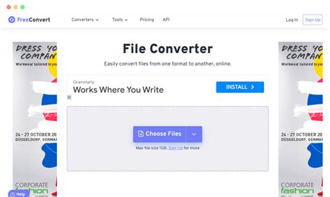 Freeconvert 免费在线文件格式转换工具 网络探索者