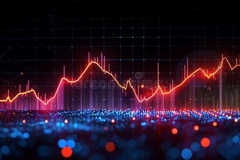 View Graph Chart Illustration With A Stylish And Dynamic Line Stock Illustration Illustration
