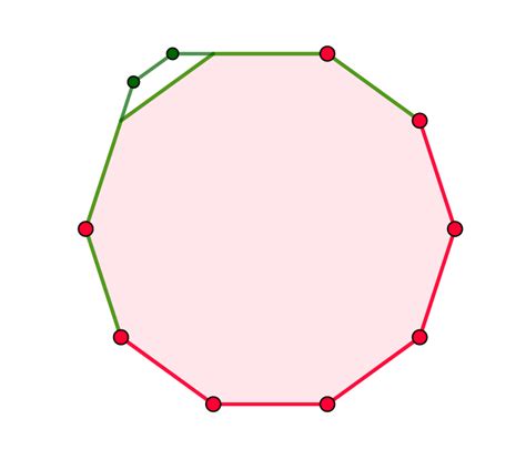 geometry if all of the angles of a polygon are equal and half of its