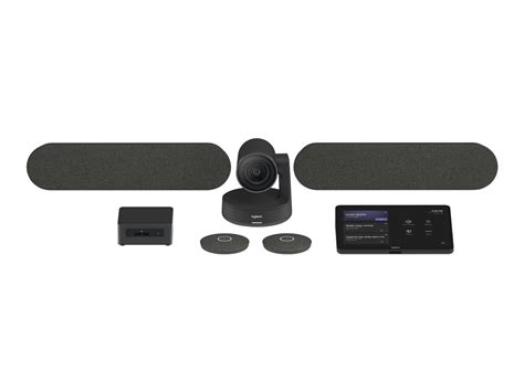 Logitech Large Microsoft Teams Rooms With Tap Rally Plus Intel Nuc Video Conferencing Kit