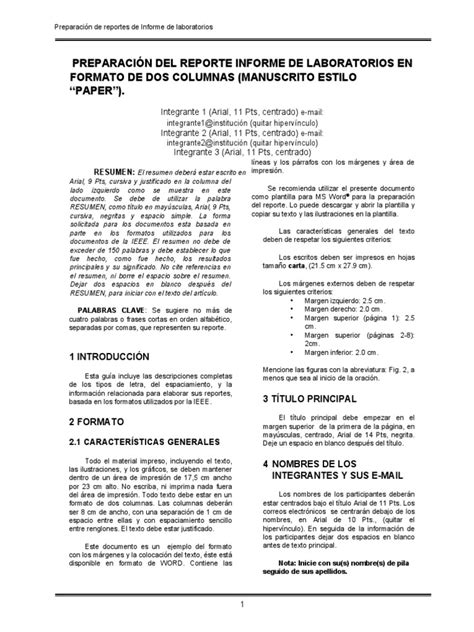 Paper Ieee Oficial Español Pdf