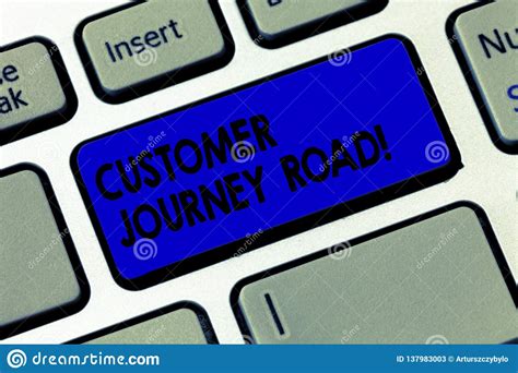 Word Writing Text Customer Journey Road Business Concept For Customer
