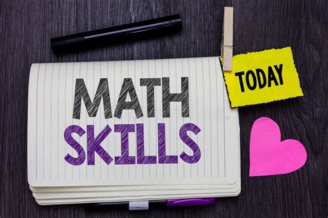 Text Sign Showing Math Skills Conceptual Photo Starting To Learn How