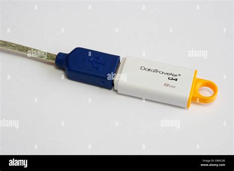 USB Memory And Connector Data Storage Device Stock Photo Alamy