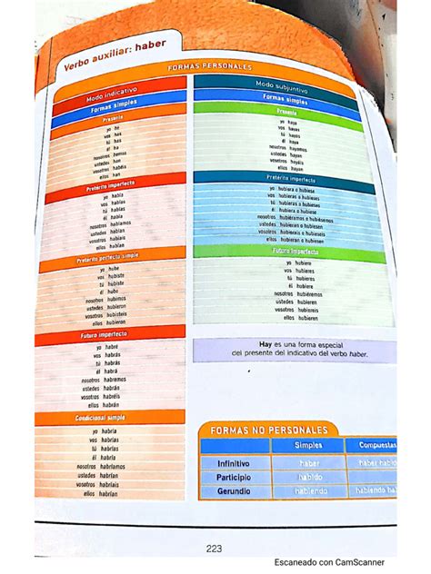 Conjugación Verbal Pdf