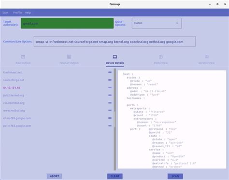 Install Flutter Nmap Gui On Arch Linux Using The Snap Store Snapcraft