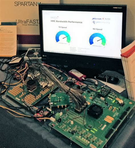 Xilinx 赛灵思 中文社区——在上个月的国际超级计算机大会上，hmc演示展示了每链路15gpbs的运算速度