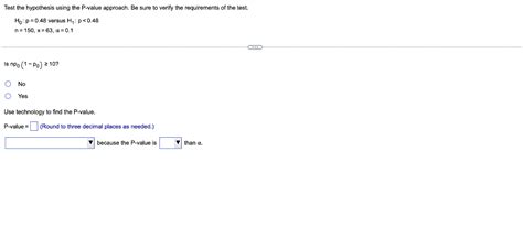 Solved Test The Hypothesis Using The P Value Approach Be Chegg