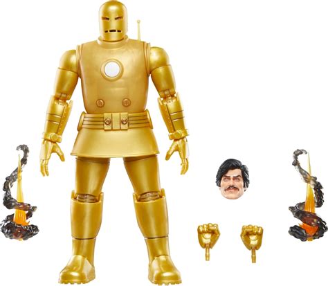 Marvel Legends Series Iron Man Model 01 Gold Iron Man Comics