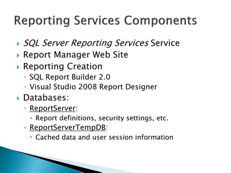 PPT SQL Server Reporting Services Develop Deploy Reports PowerPoint Presentation ID