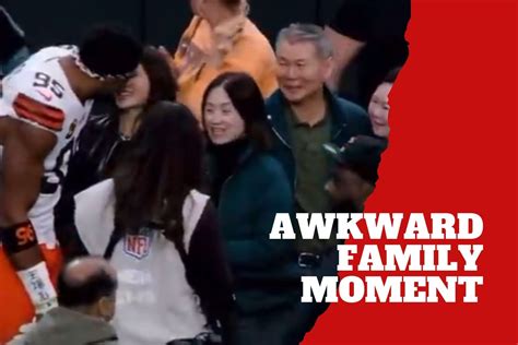 Awkward Moment As Chloe Kims Dad Reacts To Her Kiss With Myles Garrett