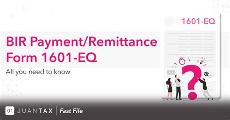 Form 1601 Eq All You Need To Know