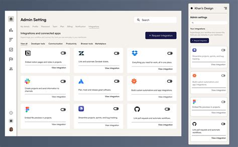 Admin Setting Dashboard Behance