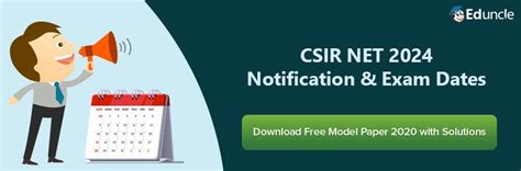 CSIR NET Notification Exam Dates Latest Updates