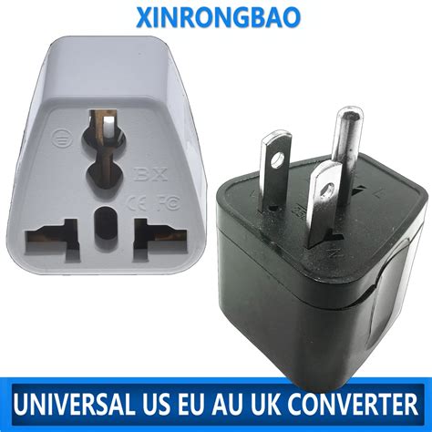 Universal Eu Uk Au To Us Usa 3 Pins Usa Plug Canada Ac Travel Power