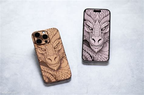 iPhone 16 Pro dán da khắc rồng đẹp tặng anh em luôn