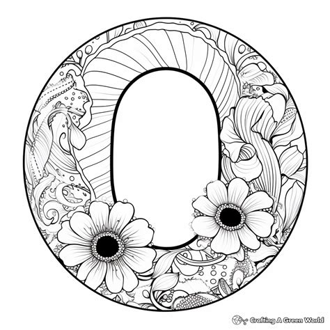 Letter O Coloring Pages Printable