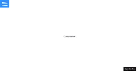 Swiper Slideable Menu Codesandbox