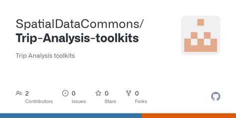 Github Spatialdatacommonstrip Analysis Toolkits Trip Analysis Toolkits
