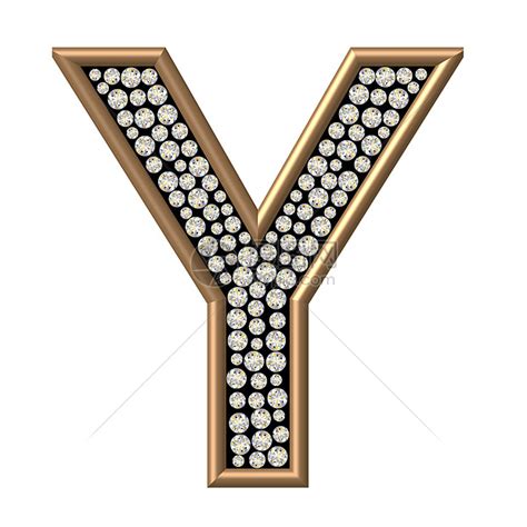 钻石字符y反射水晶字母宝石金属金子珠宝高清图片下载 正版图片320957988 摄图网