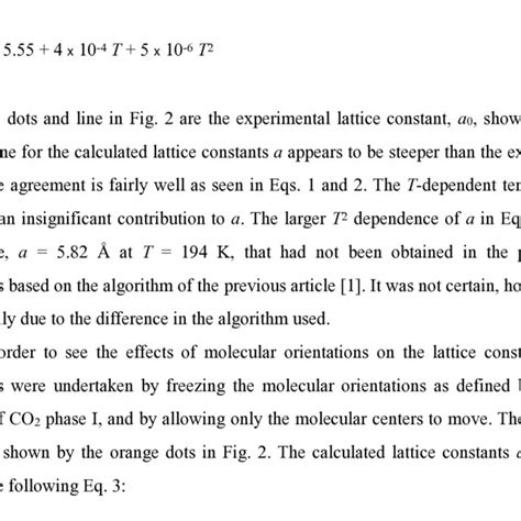 Shows The Temperature Dependence Of The Lattice Constants At P 1 Bar Download Scientific
