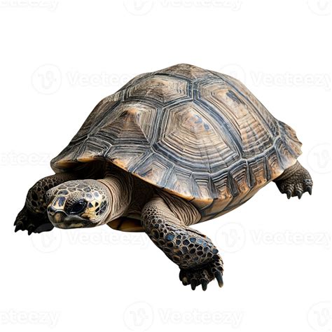 Close Up Of Tortoise With Detailed Shell Patterns 58478567 Png
