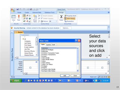 Ppt Access Queries Powerpoint Presentation Free Download Id2926671