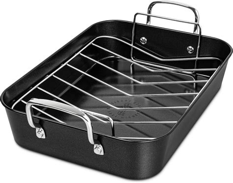 Michelangelo Roasting Pan With Rack Carbon Steel Turkey