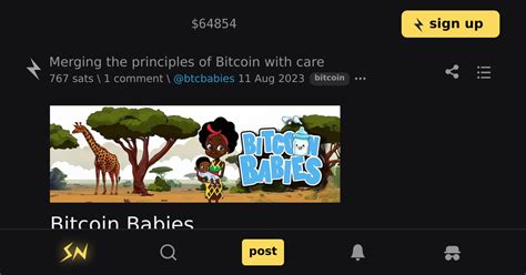 Merging The Principles Of Bitcoin With Care Stacker News ~bitcoin