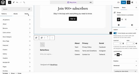 Introducing Betterdocs 35 New Features Fse Compatible Block Layouts And Patterns And More