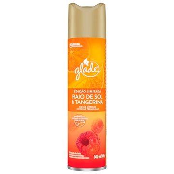 Purificador De Ar Glade Aerosol Raio De Sol E Tangerina 360ml Efácil