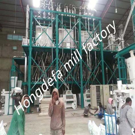 Fully Automatic High Quality 120t24h Wheat Flour Mill Machine Complete