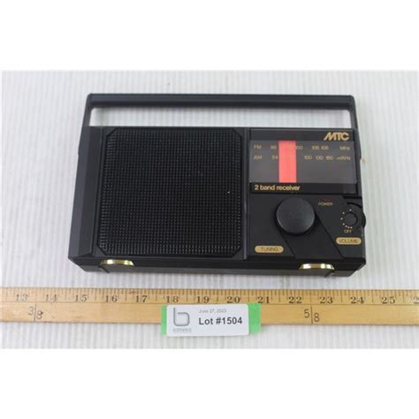 Mtc 2 Band Receiver Radio Bodnarus Auctioneering