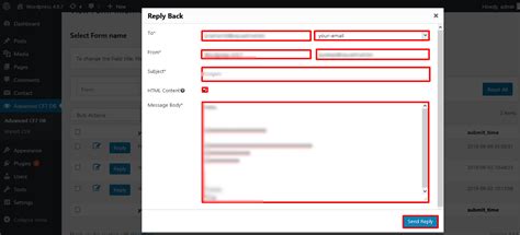 Advanced CF DB Reply Back By WebsiteXpress CodeCanyon