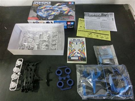 T B4 11 80サイズ 未組立 タミヤ ミニ四駆 スピンコブラ・スピンバイパー・ビークスパイダー プラモデル 外箱傷み有 中古 の