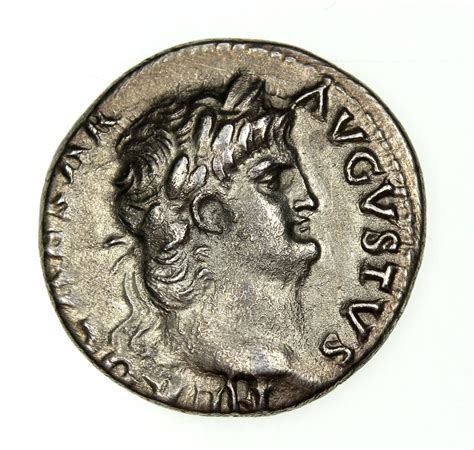 Nero Ad 54 68 Silver Denarius Rome Silbury Coins Silbury Coins