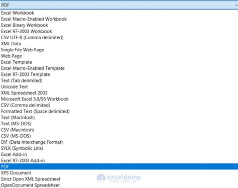 How To Save One Sheet In Excel As PDF Useful Ways ExcelDemy