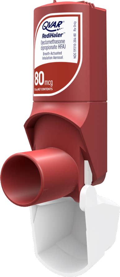 Breath Actuated Inhaler Info Qvar Redihaler® Beclomethasone Dipropionate Hfa