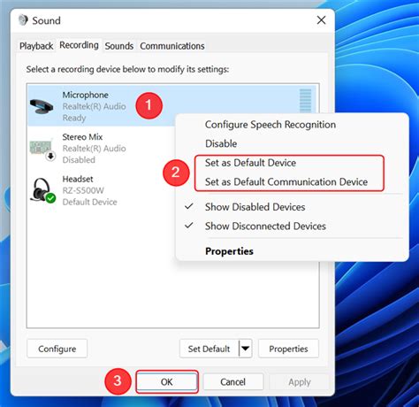 3 Cách đặt Micrô Mặc định Trong Windows 11